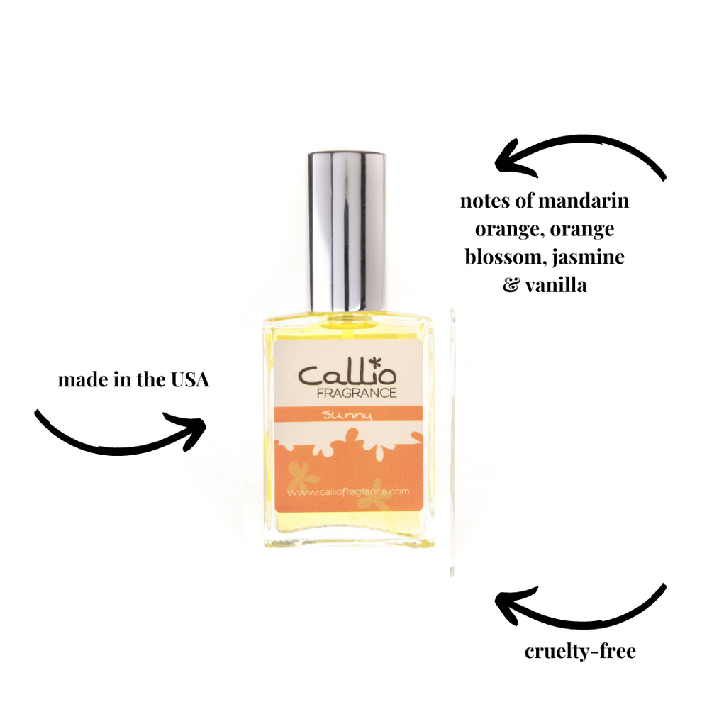 Sunny Perfume 1 oz | Citrus, Jasmine & Vanilla – Callio Fragrance